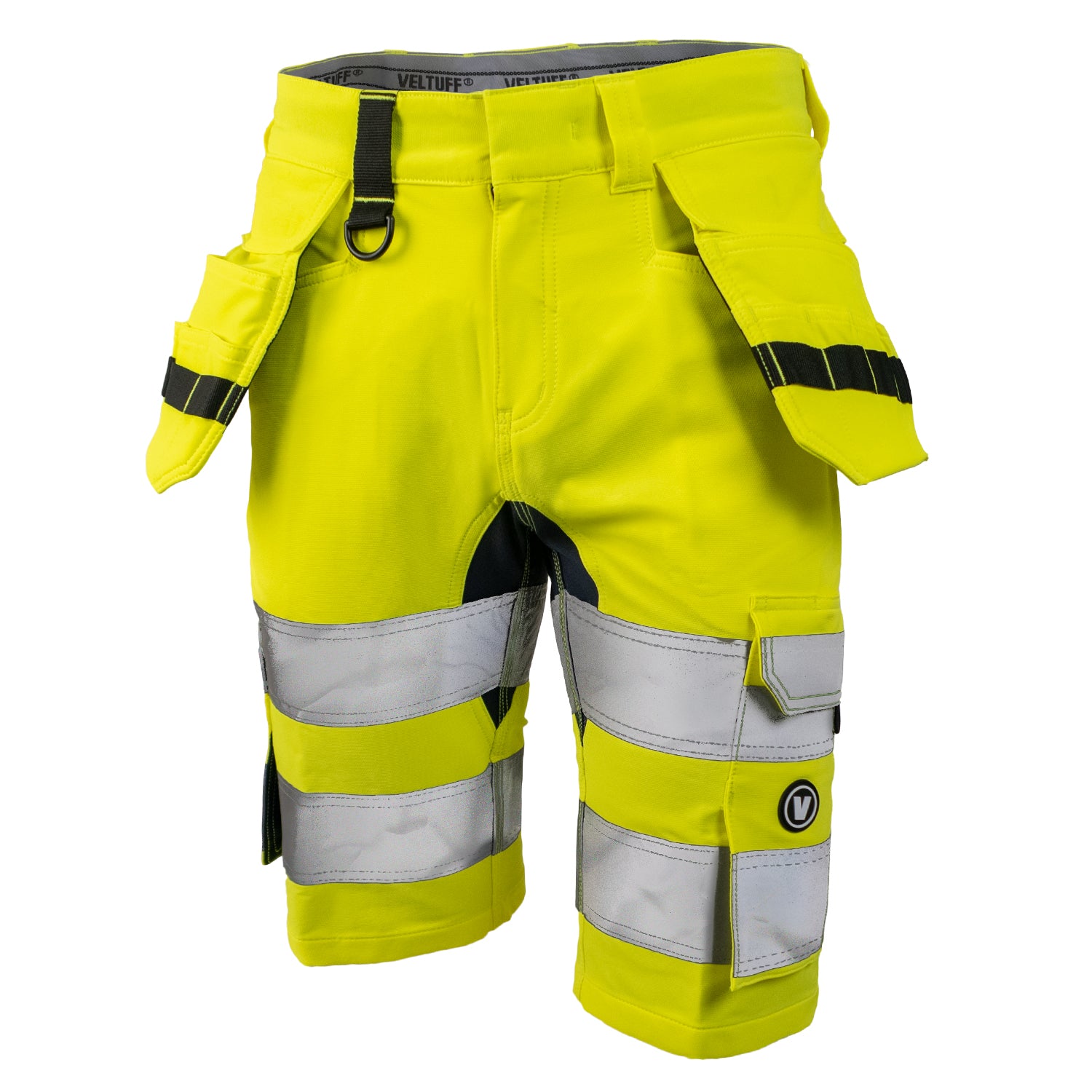 INFINITE Hi-vis 4-way Stretch Work Shorts I VELTUFF® Real Workwear