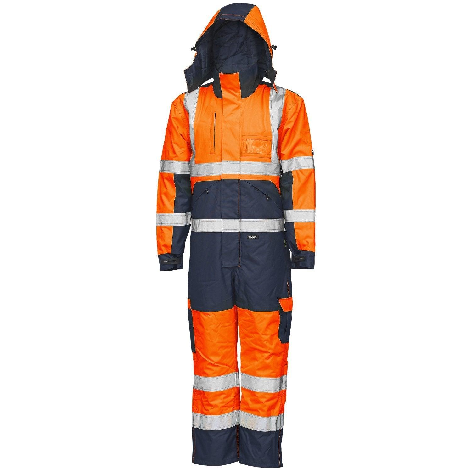 Hi-Vis Thermo Waterproof Coverall | VELTUFF® Real Workwear